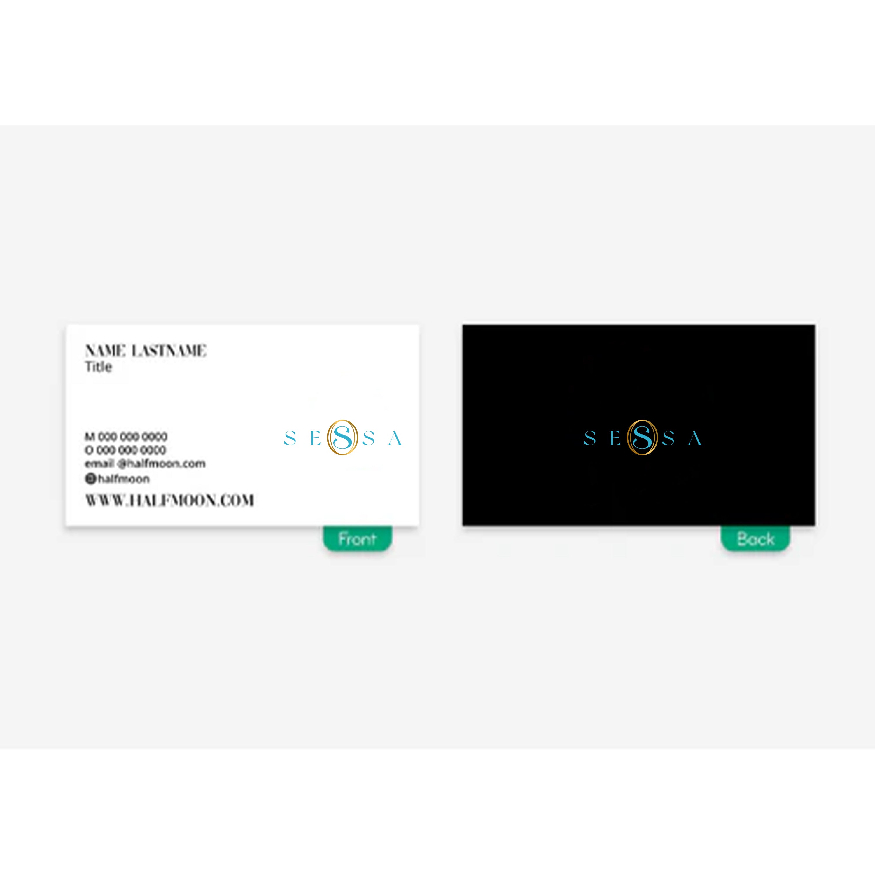 Rectangle Business Card – Classic & Professional – Sessa.developmentstore