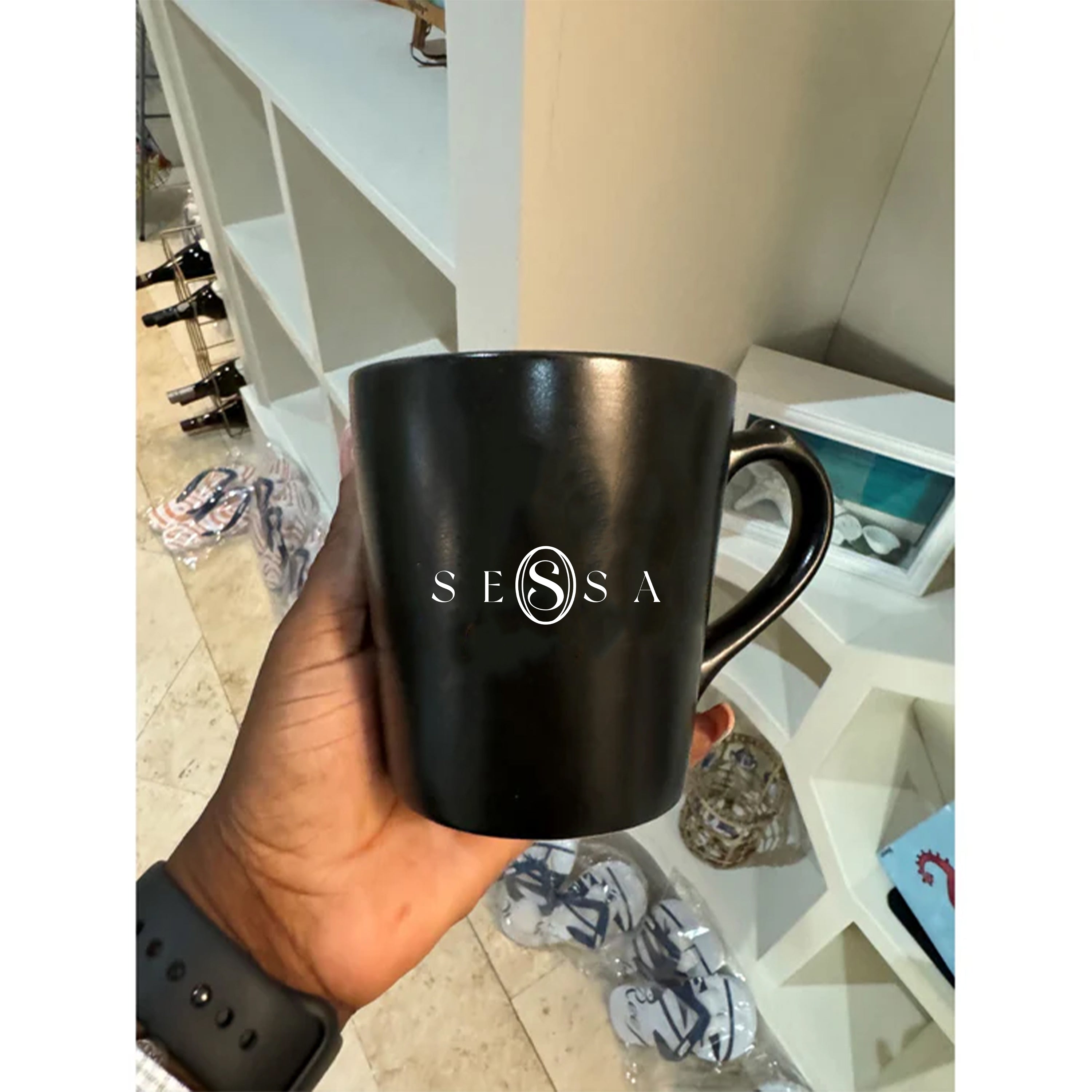 Custom Ceramic Coffee Mug with Logo – Sessa.developmentstore